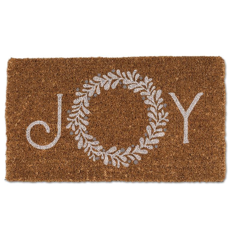 Wreath JOY Doormat – PEPPER TREE SPICE CO.