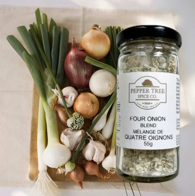 Four Onion Blend, New! – PEPPER TREE SPICE CO.