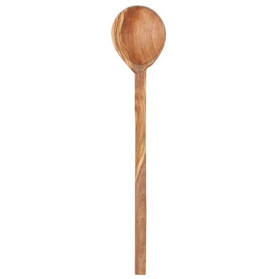 Olive Wood Round Long Spoon – Pepper Tree Spice Co.